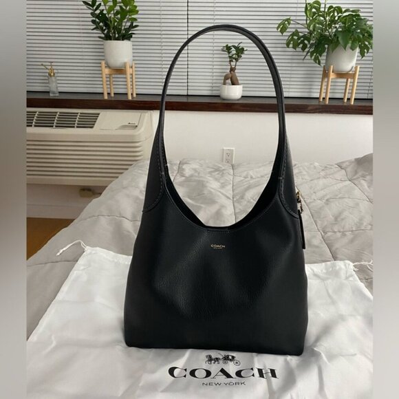 Coach | Bags | Chic Coach Brooklyn 28 Shoulder Bag In Jet Black Bnwot ...